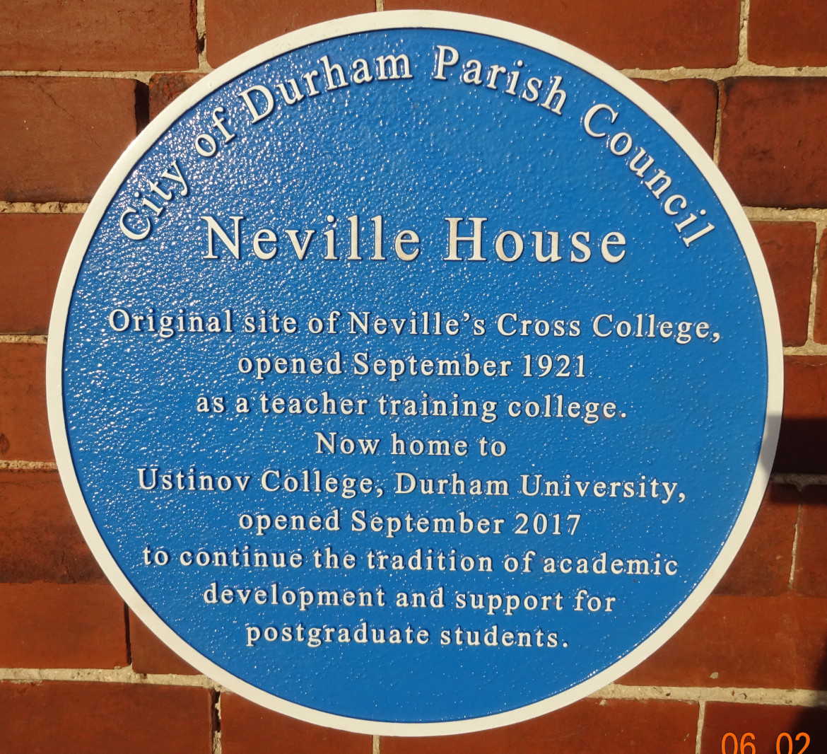 List of Plaques in the City – The City of Durham Trust